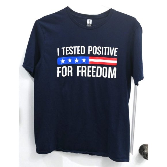 Gildan | Shirts | Gildan Mens Large Short Sleeve I Tested Positive For ...